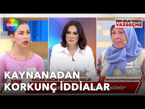 Kaçak gelin stüdyoda kaynanasıyla yüzleşiyor! | ‪@didemarslanyilmazlavazgecme | 6.10.2025