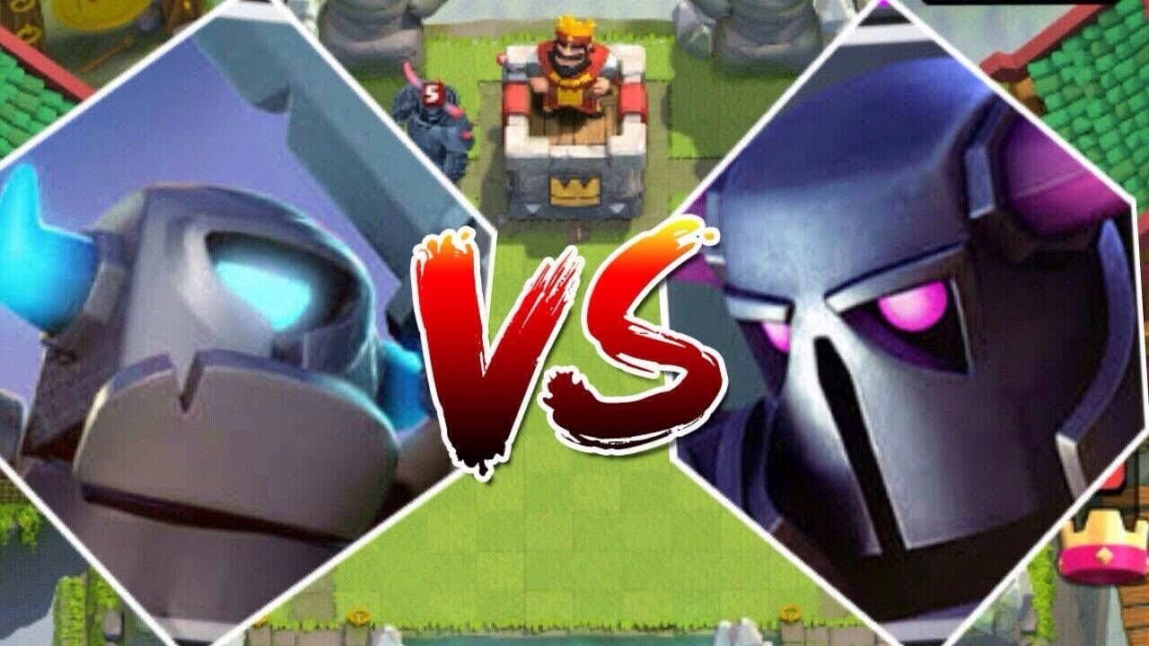 PEKKA VS MINI PEKKA AVEC JAYS'CLASH ROYALE - YouTube