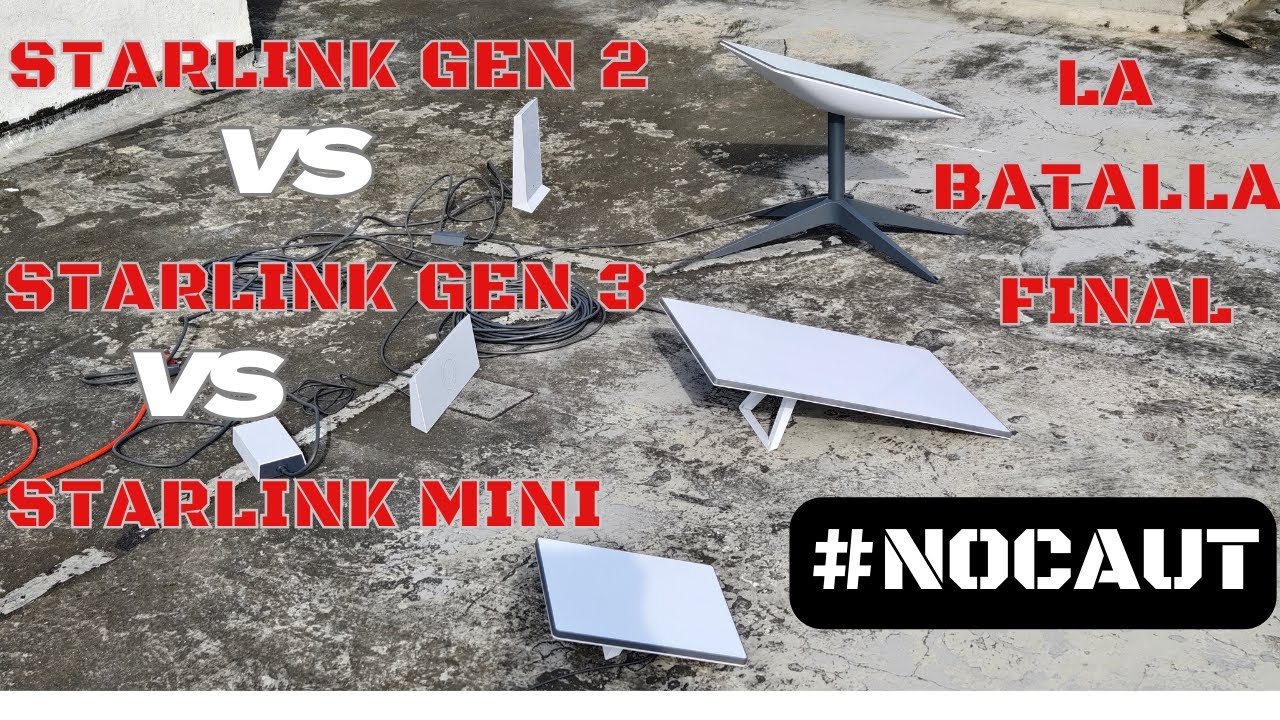 STARLINK GEN 3 vs GEN 2 vs MINI ¿Cuál será mejor? #starlink # ...