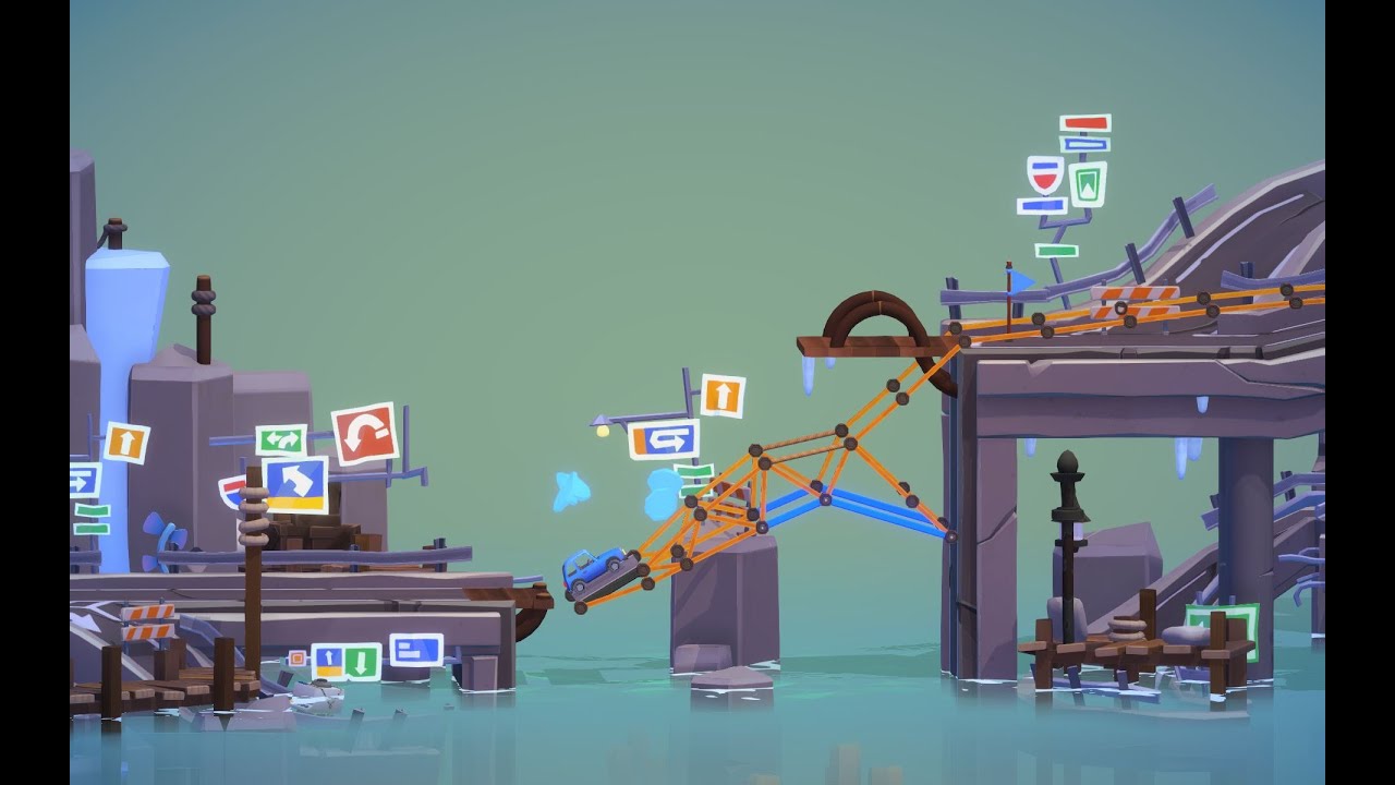 Poly Bridge 3 WR Showcase #2 (TT-11 : Elevated Highway) - YouTube