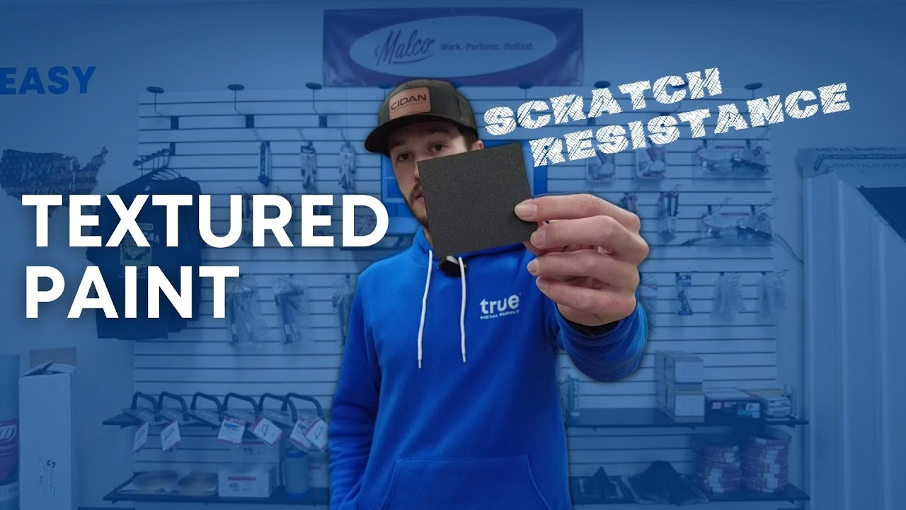 Textured Metal Roof Paint Scratch Resistance - YouTube