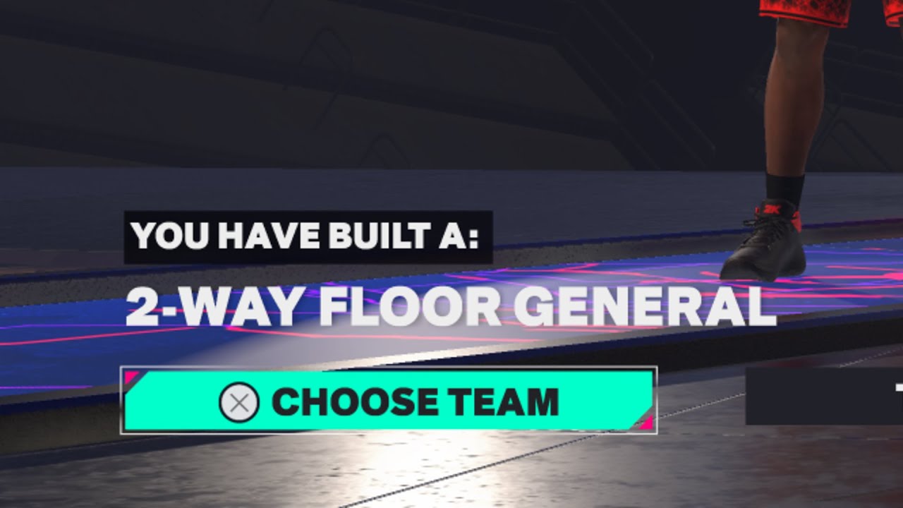 2-Way Floor General | NBA 2K25 Builder - YouTube