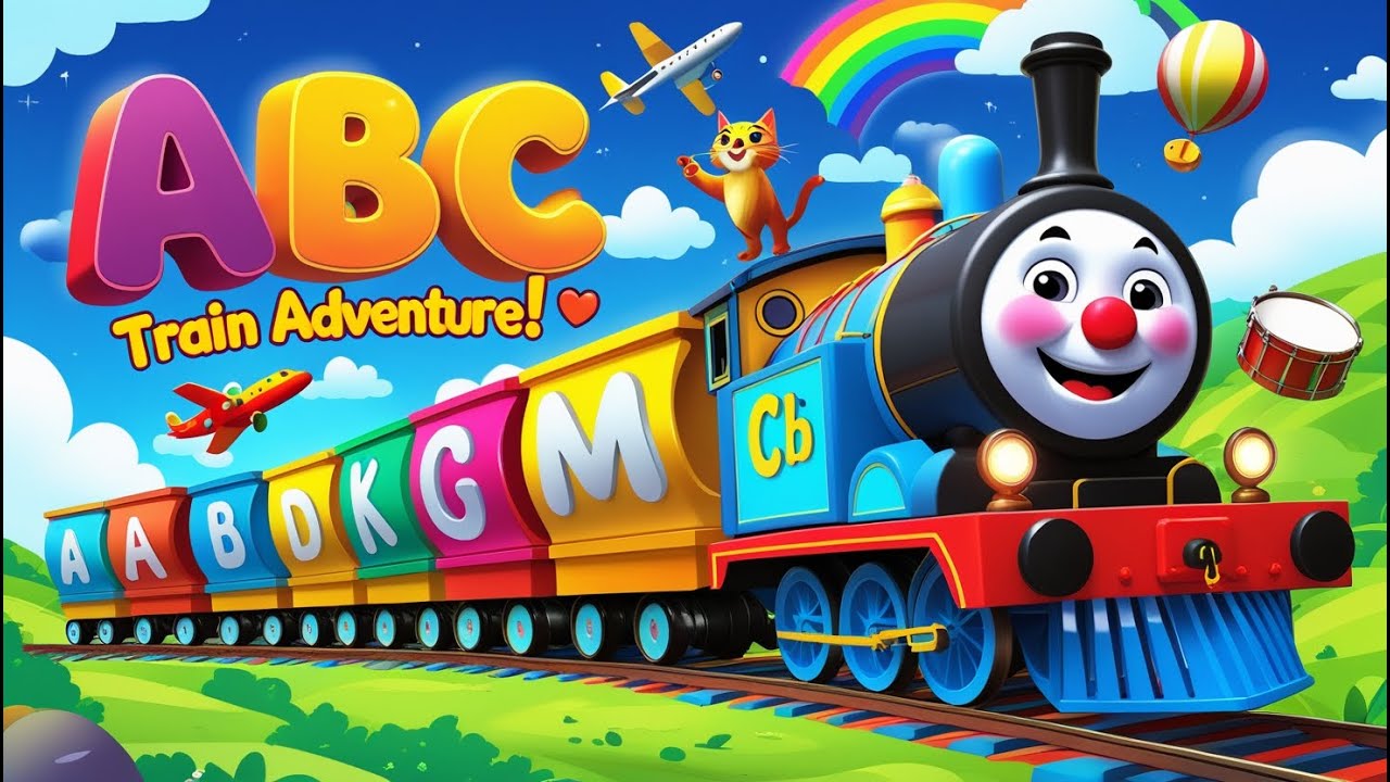 The ABC Train Poem! 🚂🎶 Fun Alphabet Learning - YouTube