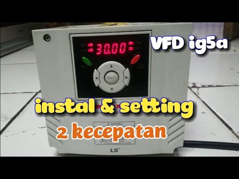 Cara setting INVERTER 2 kecepatan. mudah - YouTube