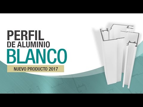 Perfiles de aluminio color blanco. - YouTube