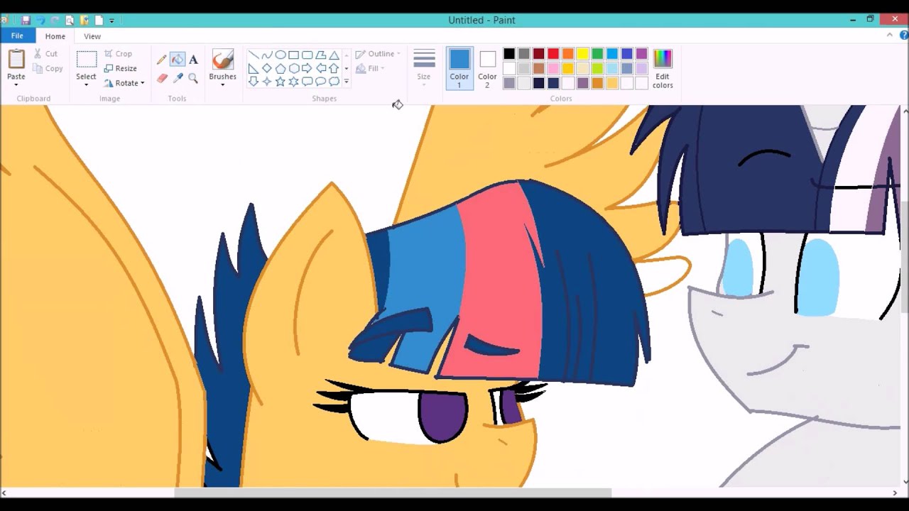 mlp speedpaint starburst and moondusk - YouTube