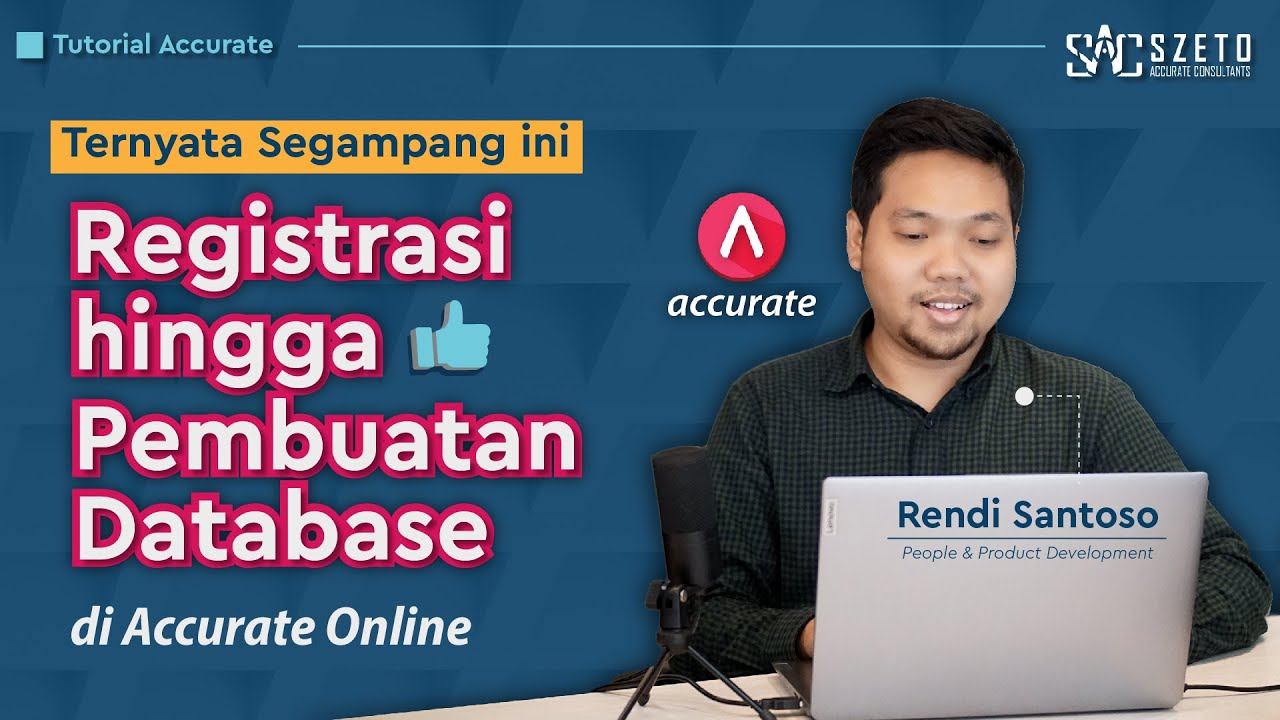CARA MUDAH ACCURATE ONLINE LOGIN SAMPAI KE PEMBUATAN DATABASE - YouTube