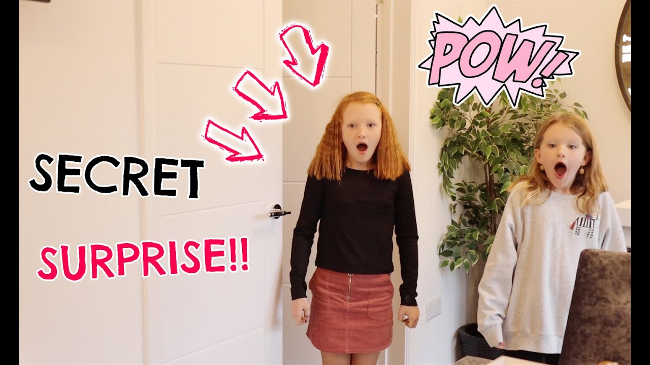 A SECRET SURPRISE ARRIVED AT THE HOUSE TODAY! - YouTube