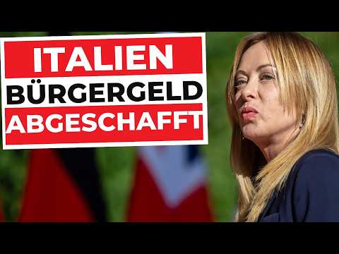 Bürgergeld ABGESCHAFFT: Faulheit soll nicht mehr belohnt werden | Italien Bürgergeld 2026