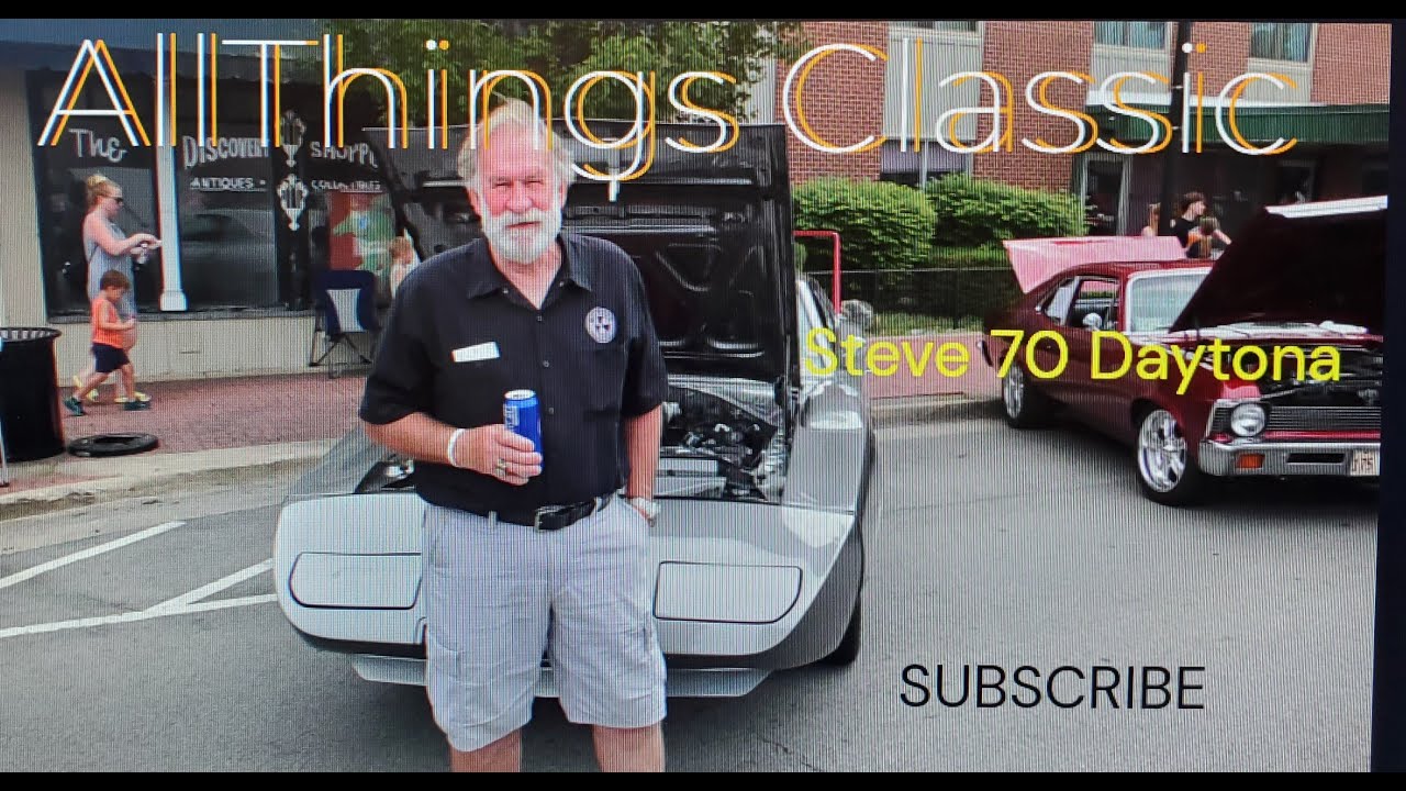 Steve 70 Daytona #dodge #dodgedaytona #classiccars - YouTube