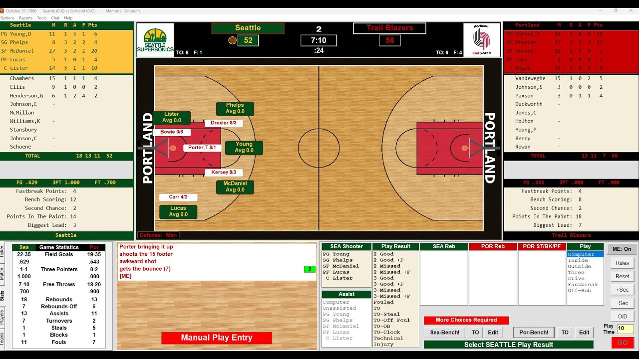 Action PC Basketball 2025 - MANUAL ENTRY - YouTube