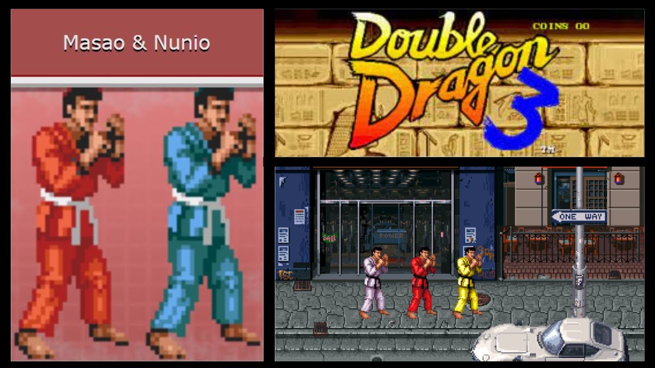 DOUBLE DRAGON 3: THE ROSETTA STONE - (ARCADE) - [ MASAO ] - PLAYTHROUGH ...