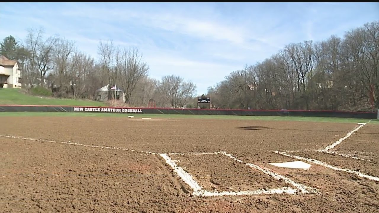 New Castle baseball field helped by Pirates debuts new look - YouTube