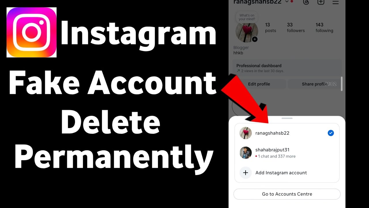 instagram fake account delete kaise kare / instagram me fake id kaise ...