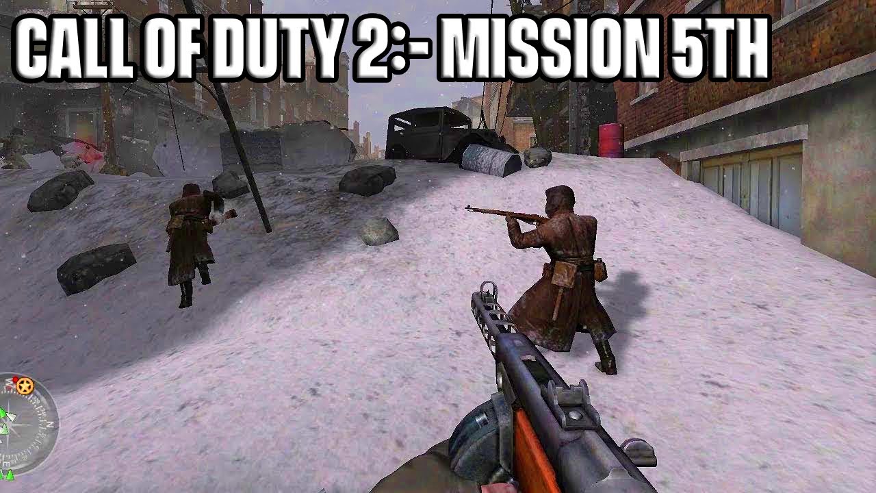 Call of Duty 2 | Mission 5 | "Downtown Assault" Stalingrad, U.S.S.R ...
