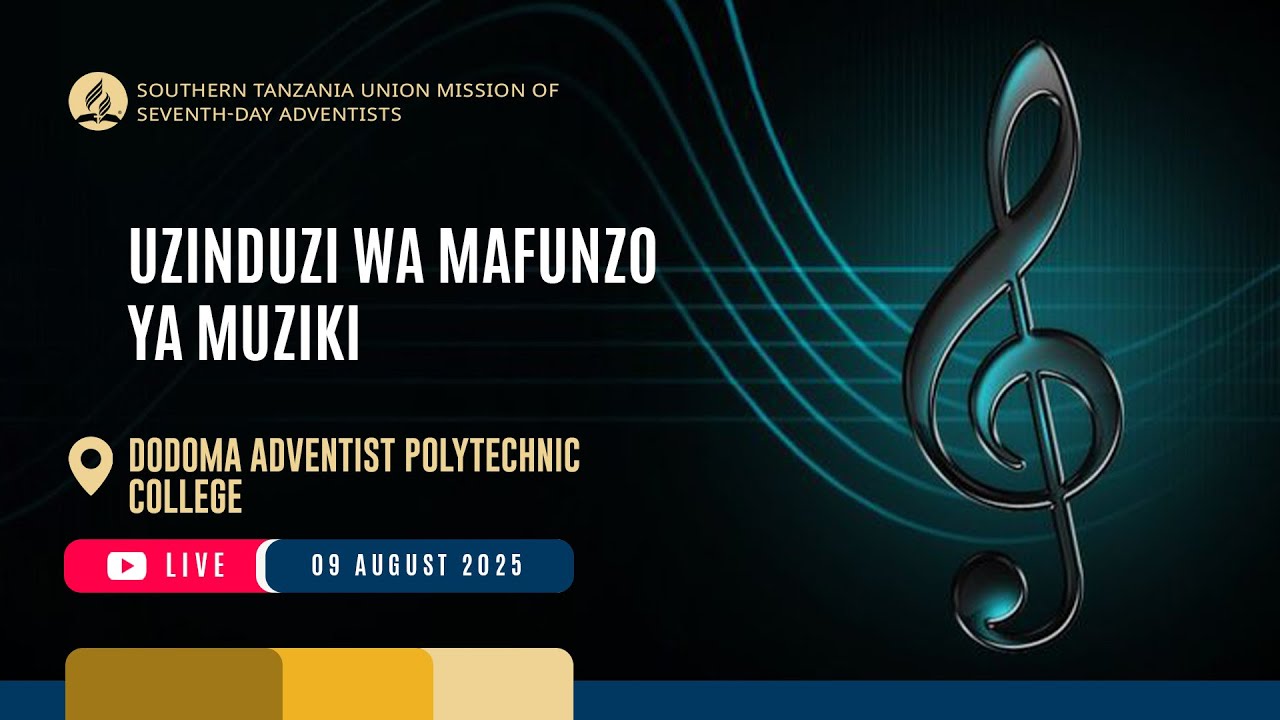 #LIVE: IBADA YA SABATO | UZINDUZI WA MAFUNZO YA MUZIKI WA KIADVENTISTA ...