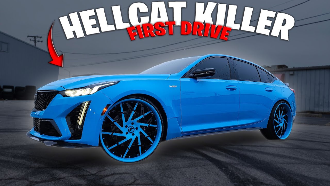 FIRST DRIVE IN MY 10F1 CT5V BLACKWING FASTEST CADILLAC EVER BUILT - YouTube