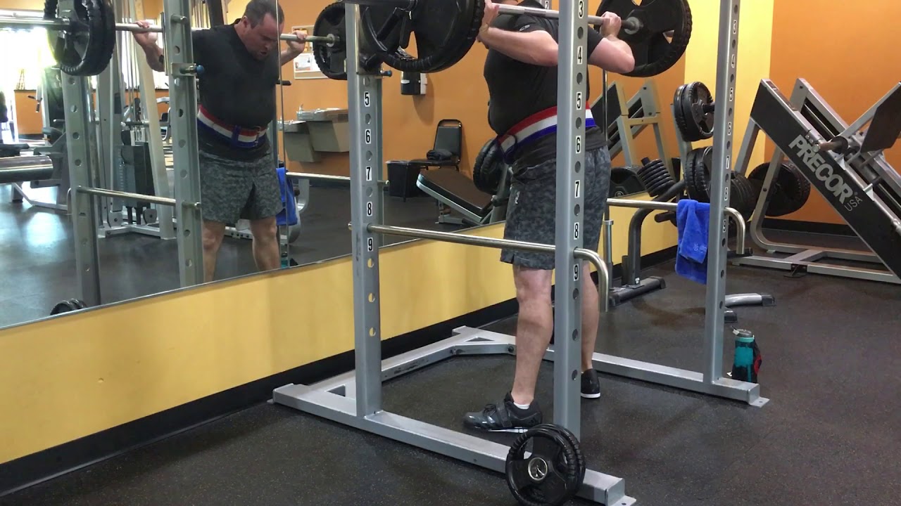 225 lb squat form check - YouTube