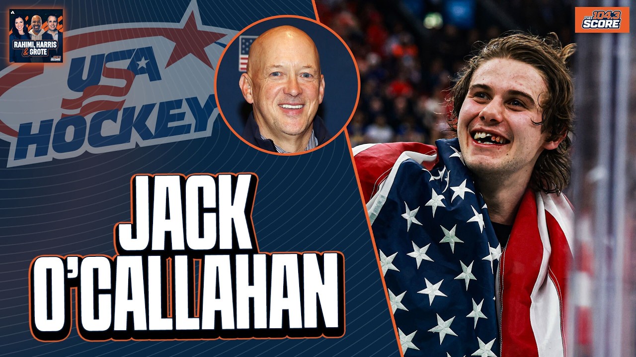 Jack O'Callahan celebrates USA men's hockey beating Canada to win first ...