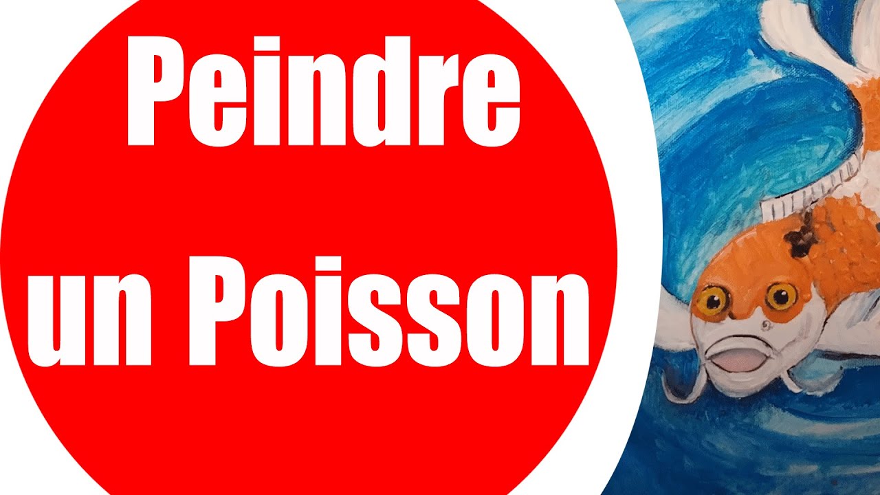 comment peindre un poisson? - YouTube