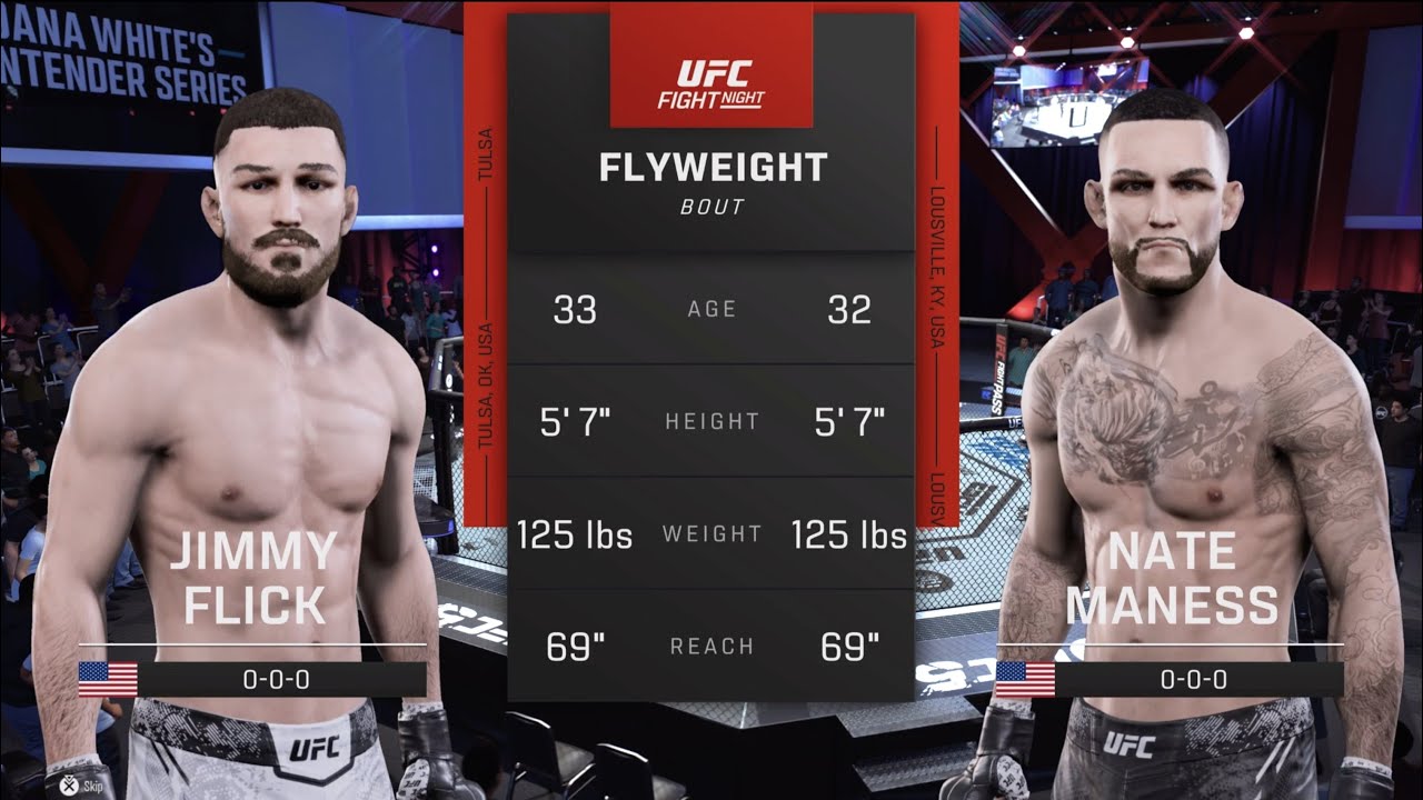 UFC Vegas 93: Flick vs Maness (UFC 5 Simulation) - YouTube