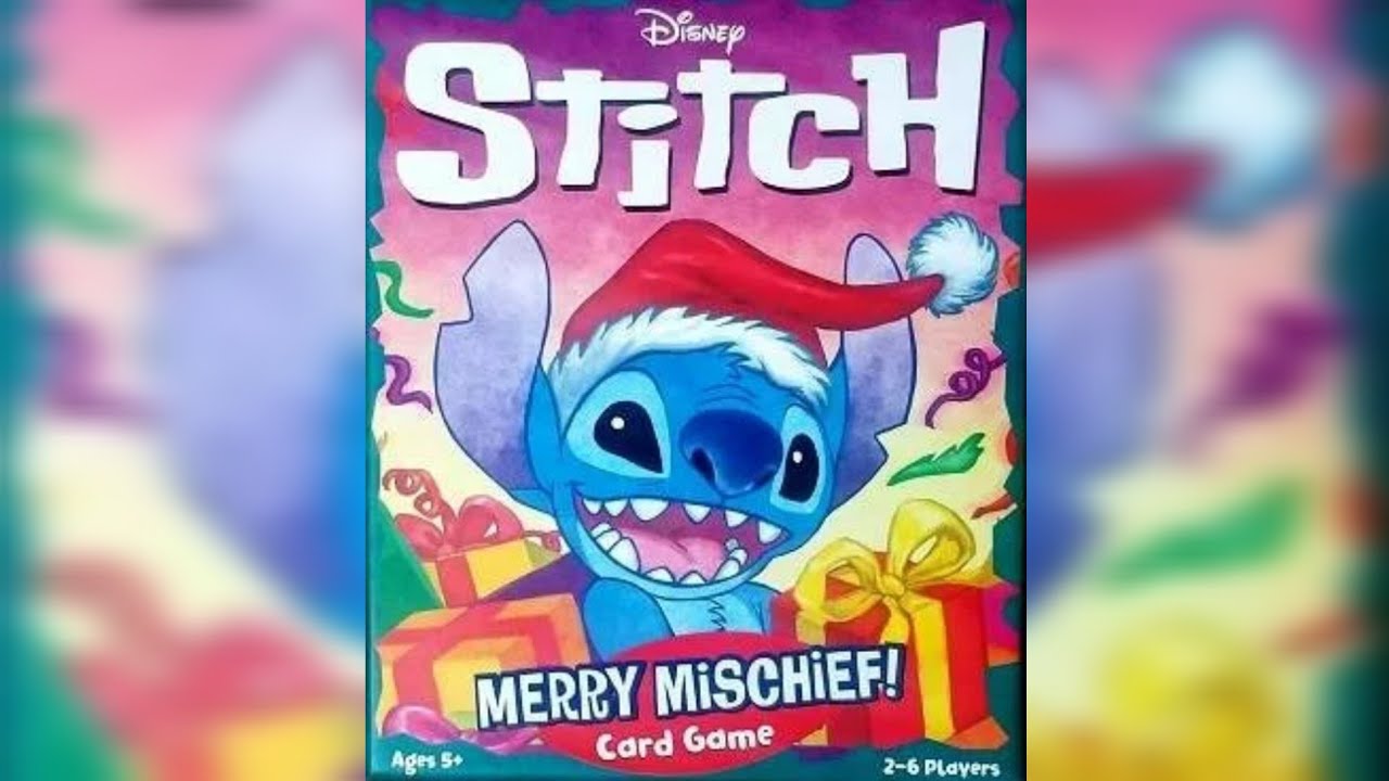HOW TO PLAY Disney Stitch Merry Mischief! Card Game - YouTube