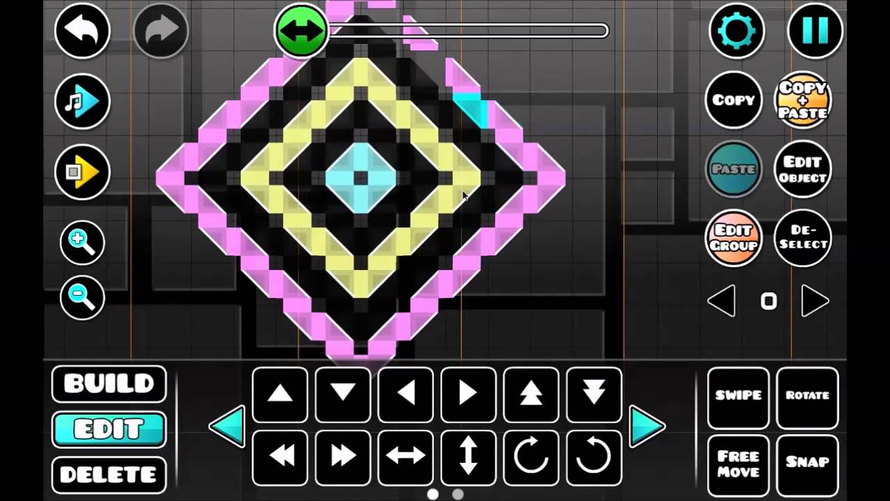 Neon Wave-Geometry Dash Speedbuild-LIKE IN NINE CIRCLES ( ͡° ͜ʖ ͡ ...