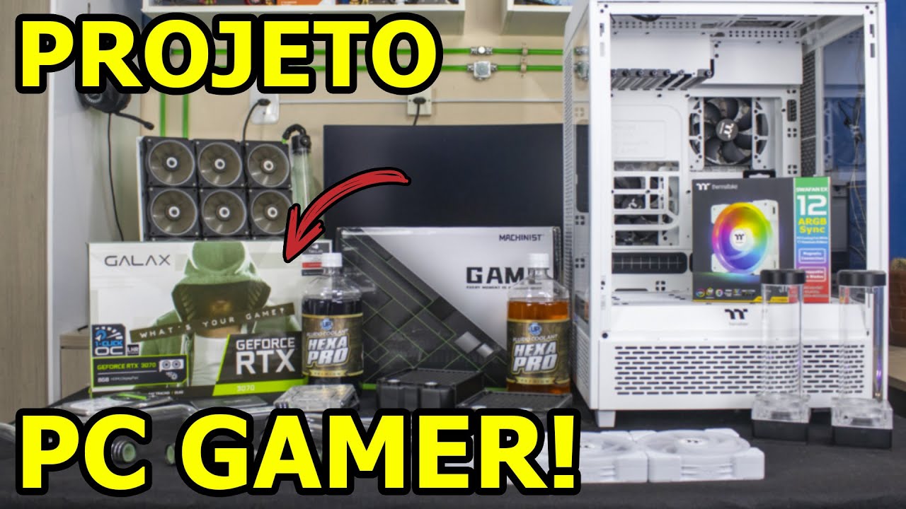 Novo PC GAMER com WATER COOLER CUSTOM que PODE SER SEU! 🤑 - YouTube