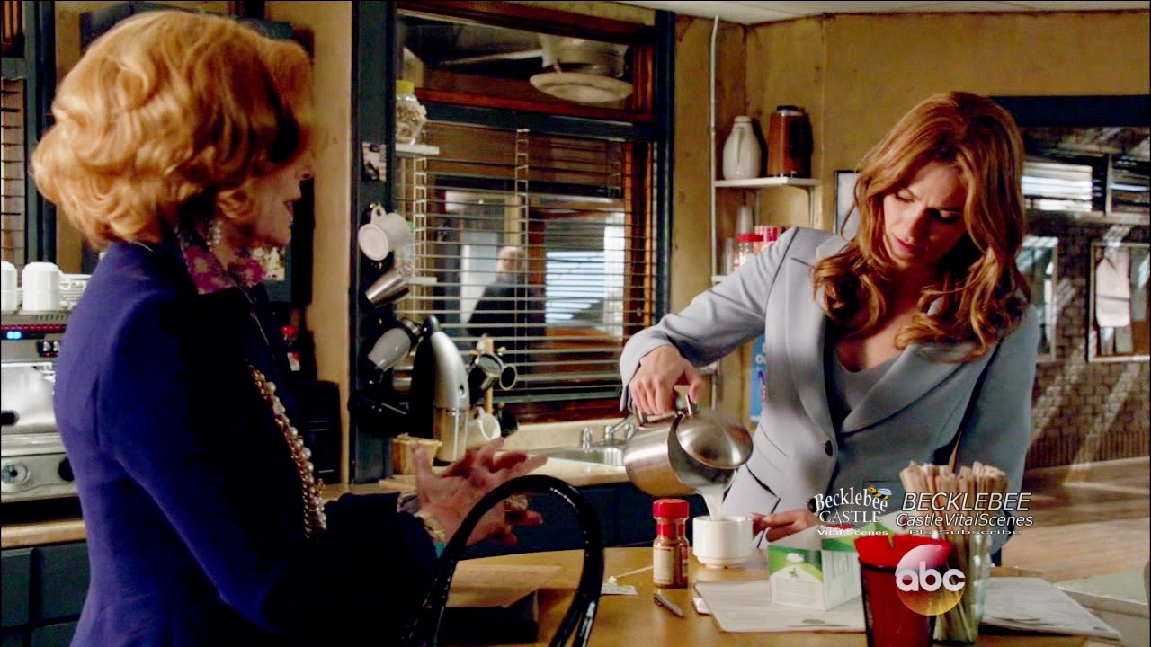 Castle 8x04 Opening First Scene Martha & Beckett Talk “What Lies ...