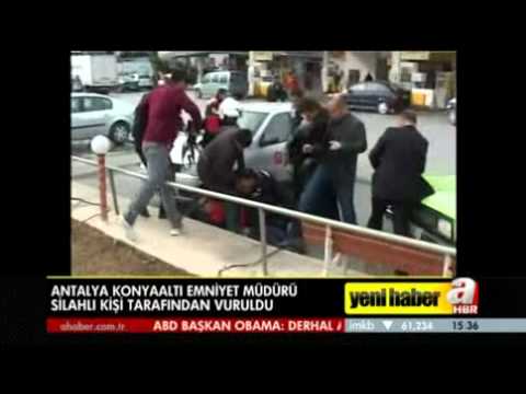 A HABER / ANTALYA KONYAALTI EMNİYET MÜDÜRÜ'NE SİLAHLI SALDIRI | A Haber