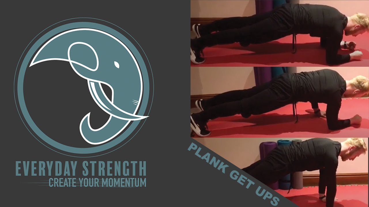 Plank get ups. - YouTube