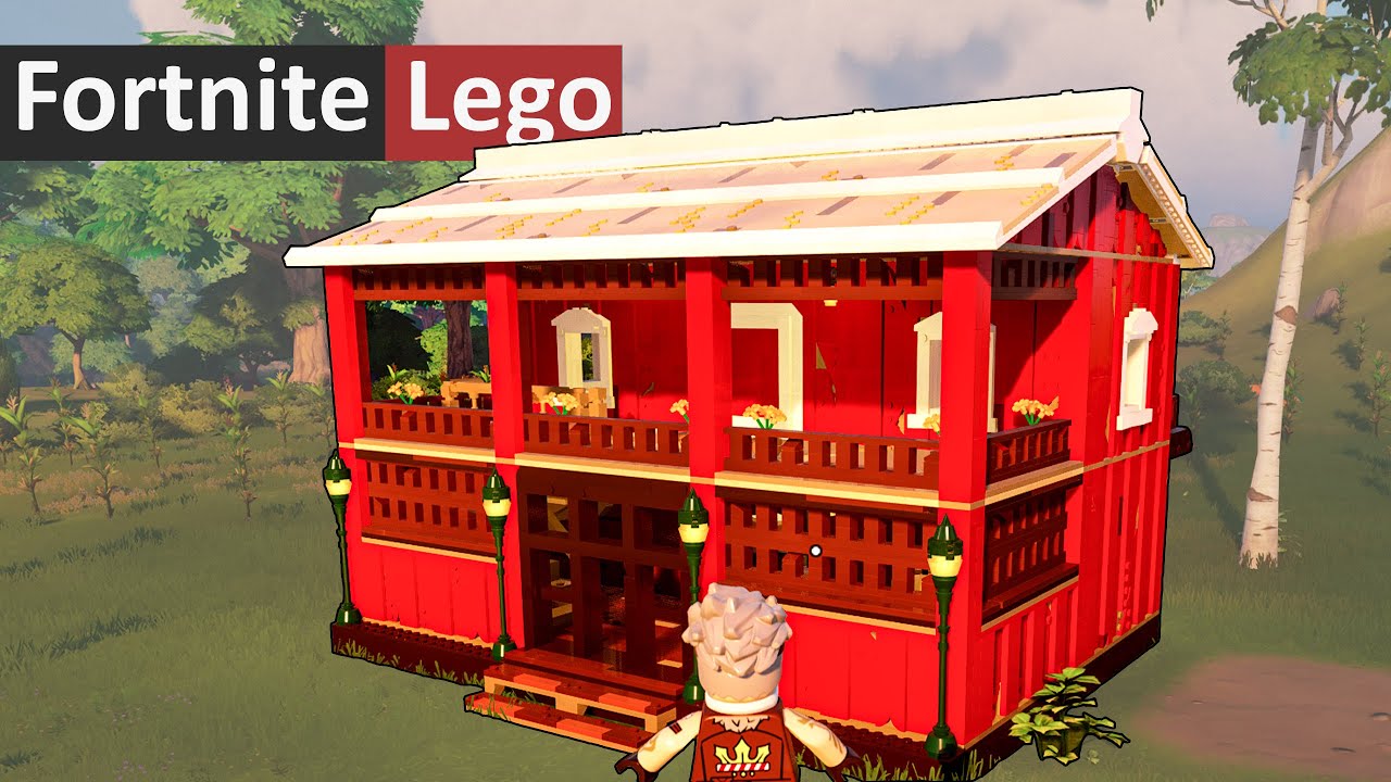 Fortnite Lego Farm Build Part-5 House Tutorial - YouTube