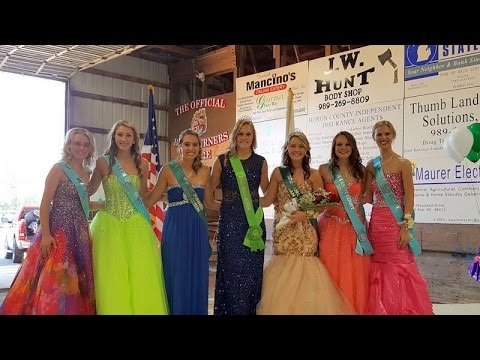 2016 Huron County Bean Queen Crowned - YouTube