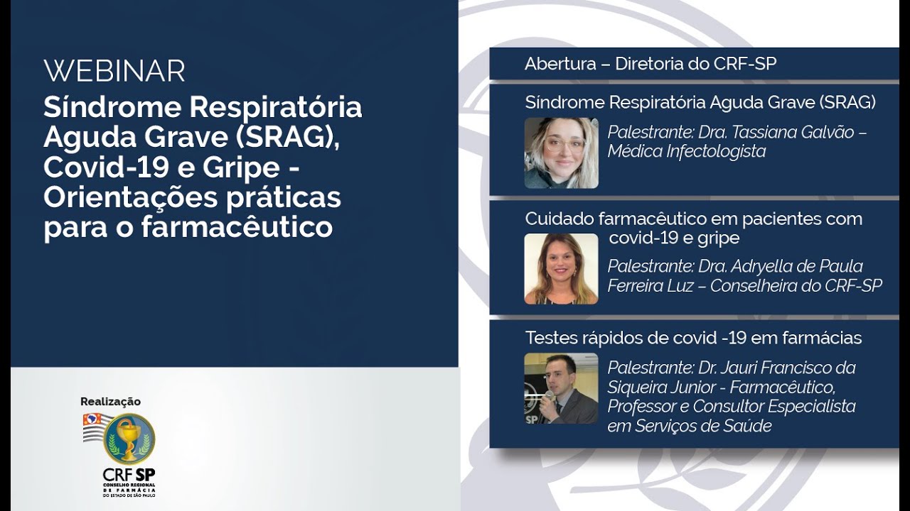 Síndrome Respiratória Aguda Grave (SRAG) covid-19 e gripe - Orientações ...