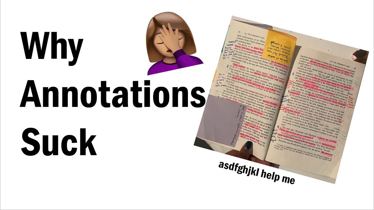 Literary Annotations Are Bad Actually (RANT) - YouTube