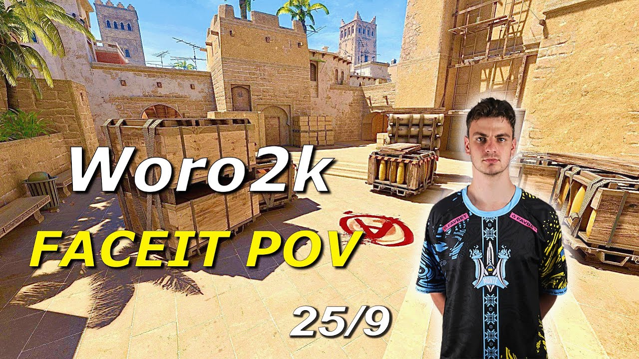 Woro2k Mirage POV - Faceit Ranked (25-9) - 2.78 K/D Ratio - w/smooya ...