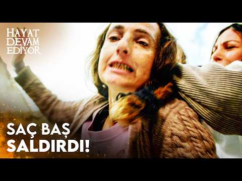 Saç baş Hayat'a saldırdı - Hayat Devam Ediyor 4. Bölüm