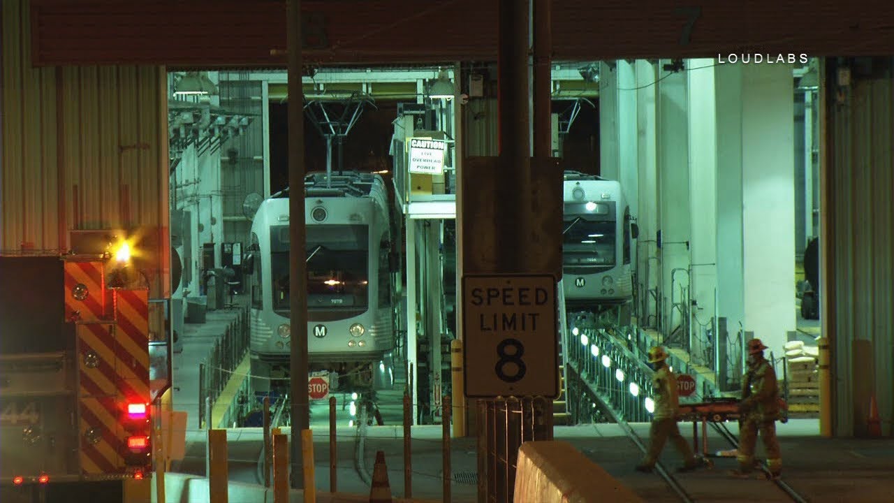 Fatal Train vs Pedestrian in MTA Yard / Elysian Park RAW FOOTAGE - YouTube