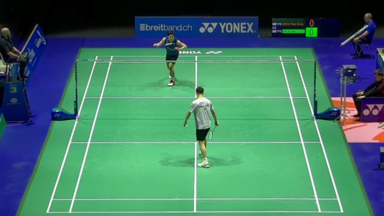 Cầu lông | Chou Tien Chen(TPE) vs Chi Yu Jen(TPE) | Thụy sỹ mở rộng ...