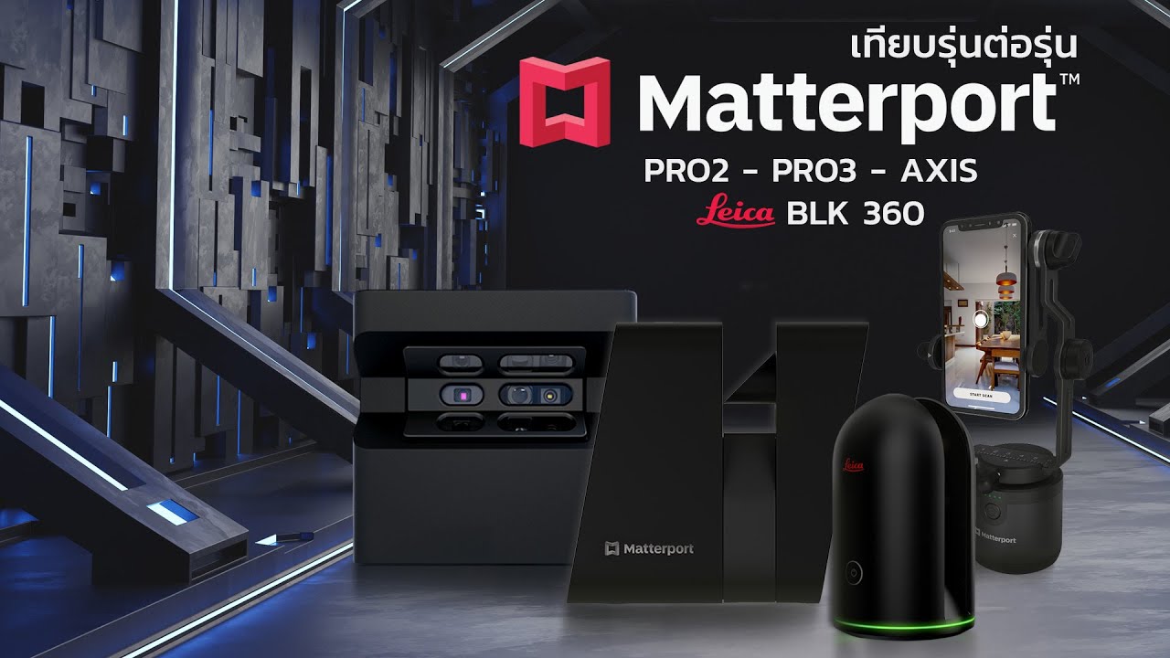 Matterport Axis Pro2 Pro3 & Leica BLK 360 - YouTube