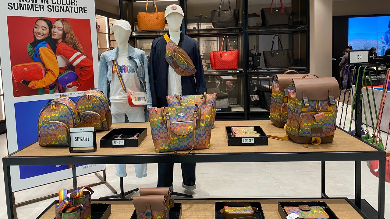 COACH OUTLET~PRIDE COLLECTION~SUMMER SIGNATURE~BAG~WALLET ~SHOES ...
