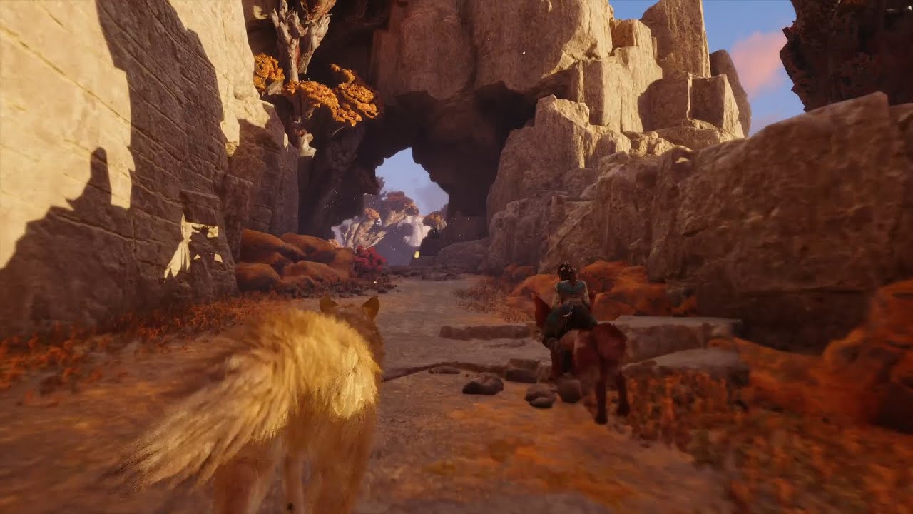 Atreus transform into wolf and race against Angrboda God Of War ...