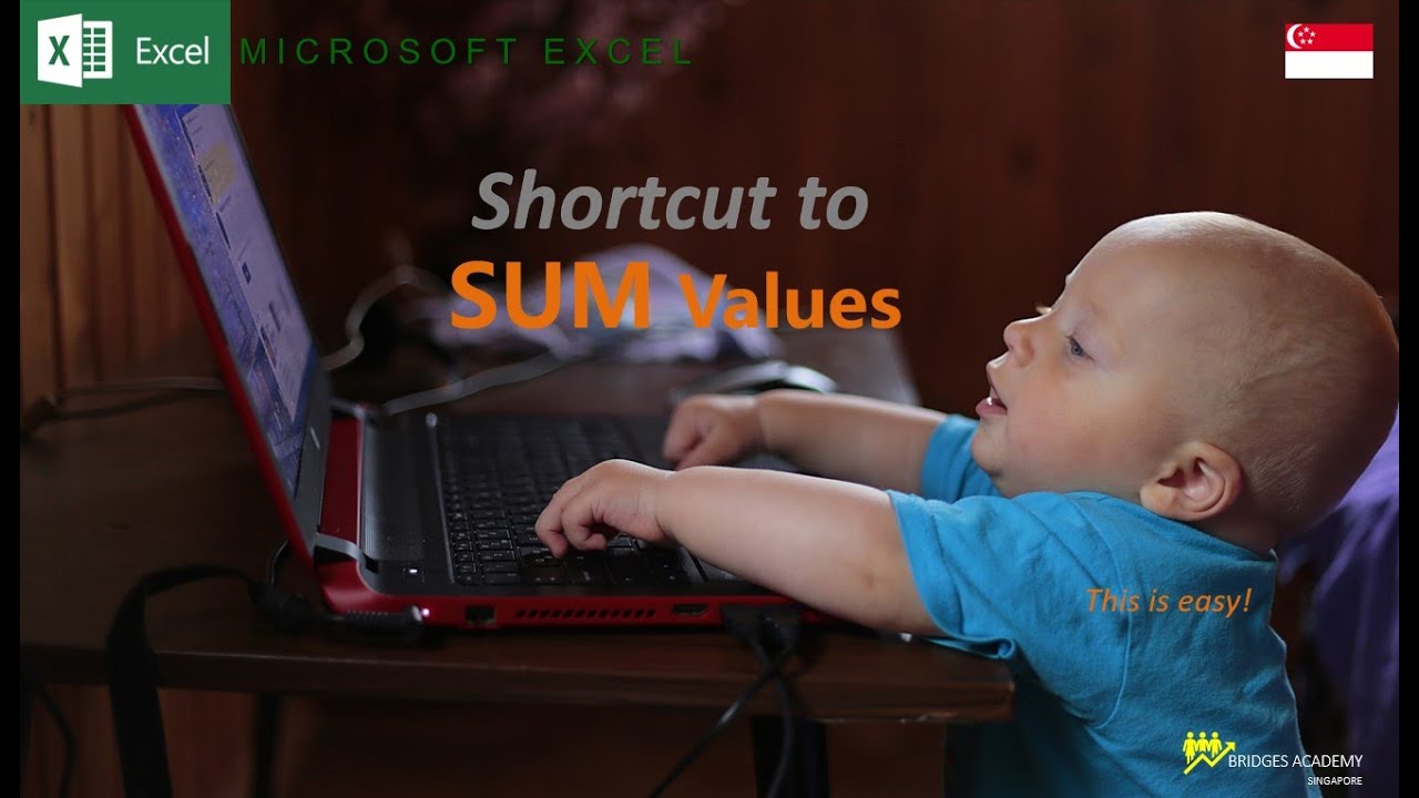 Microsoft Excel Beginners Series Shortcut To Sum Values YouTube Microsoft Excel Beginners Series Shortcut To Sum Values YouTube