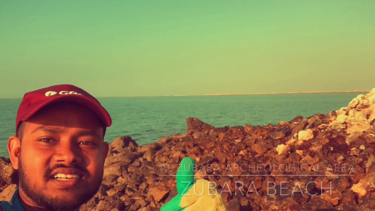 Al Zubara beach, Qatar - YouTube