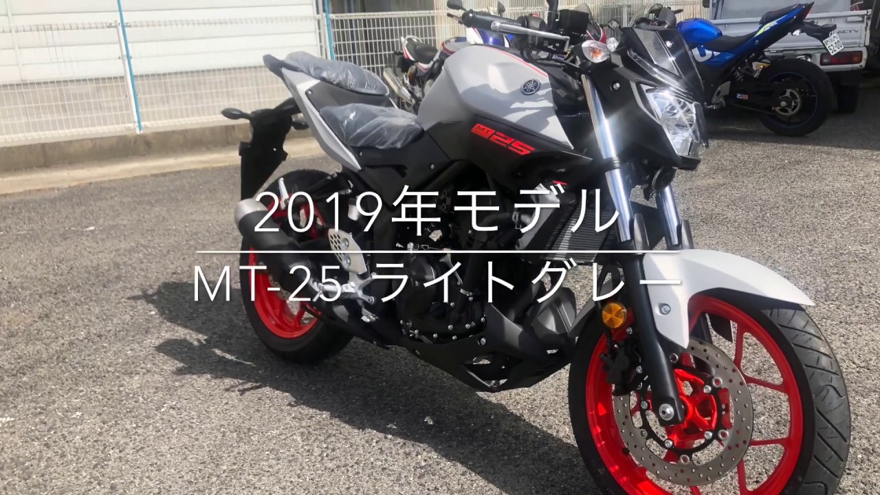 2019年モデル MT-25のご紹介です。 - YouTube