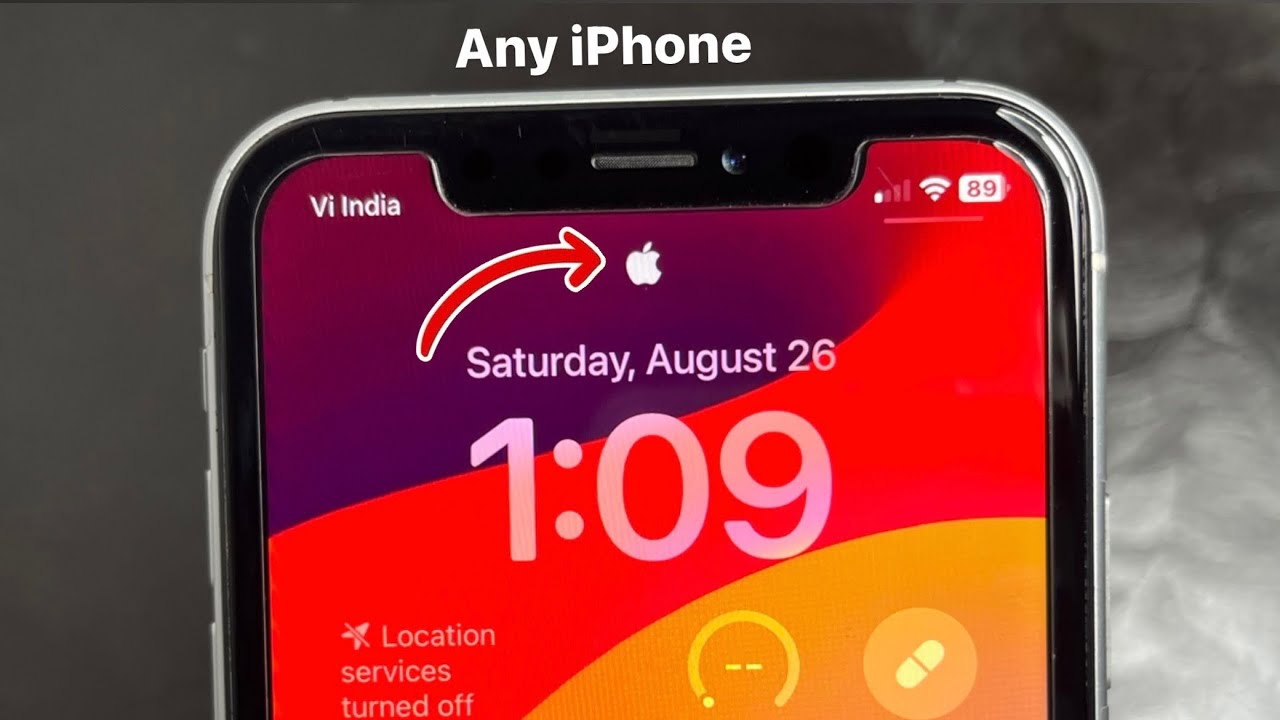 Enable Apple Logo on iPhone Lockscreen & Homescreen any iPhone - YouTube