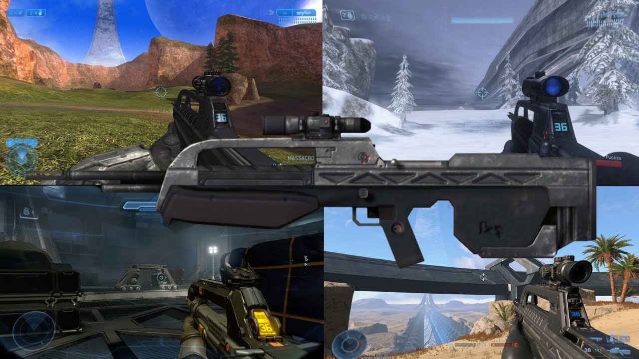 Halo Battle Rifle Evolution 2004-2021 | Xbox Series X | 4K UHD 60 FPS ...