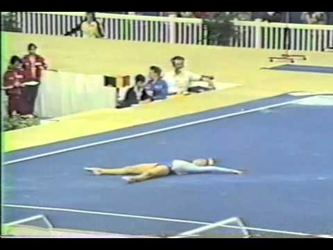8th AA Hana Ricna FX 1985 World Gymnastics Championships 9 775 - YouTube