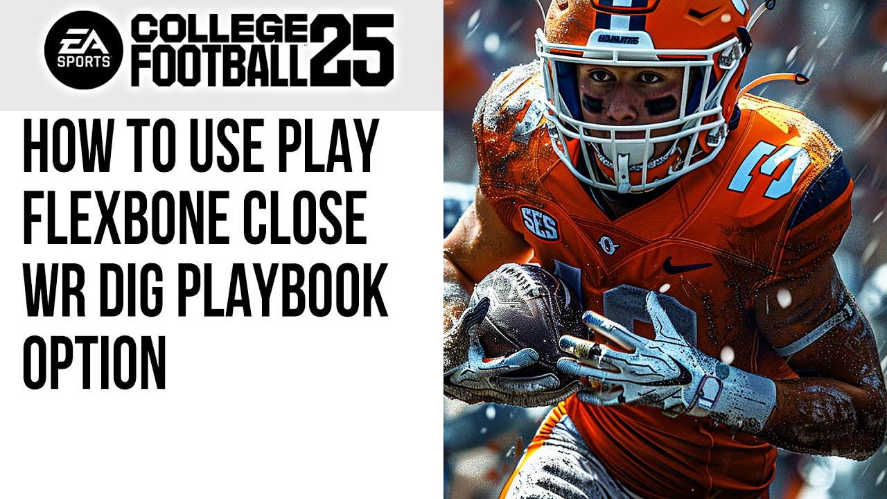 How to use play FLEXBONE CLOSE WR DIG Playbook Option - YouTube