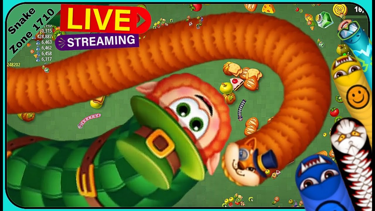 🐍Worms Zone | Live Streaming worms | Live Stream Game | Snake Game Live - YouTube